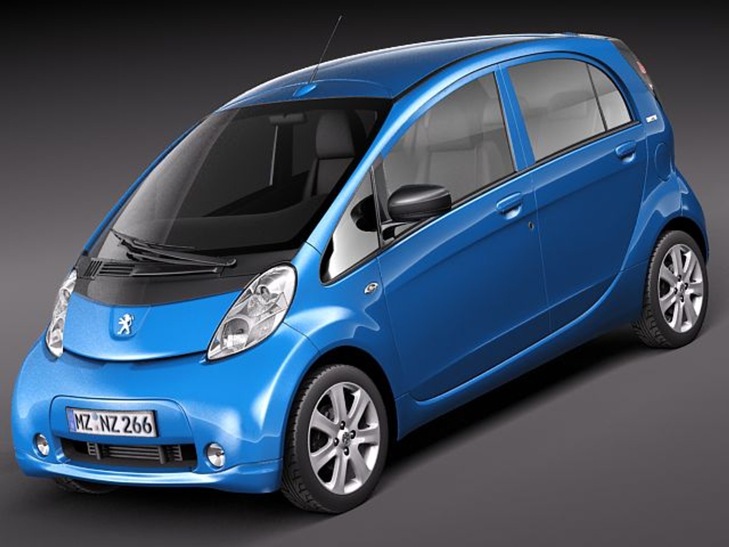 3d Peugeot Ion 2012 City Car