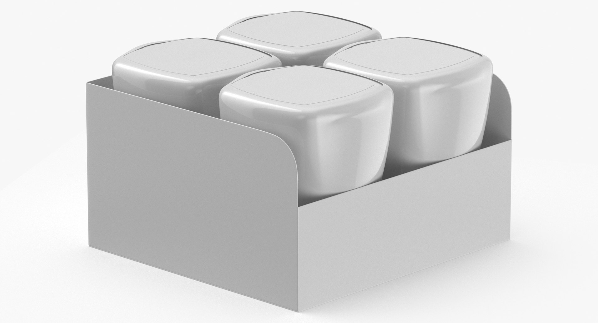 Chewing Gum Packs Type 02 Full and Missing Blank or Generic Label 3D ...