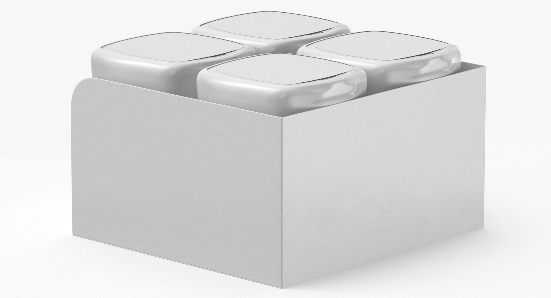 Chewing Gum Packs Type 02 Full and Missing Blank or Generic Label 3D ...