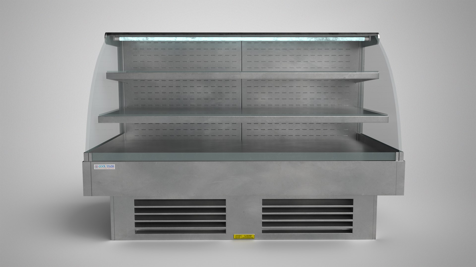 3D Commercial Food Display Fridge - Gameready Cake Refrigerator Model ...