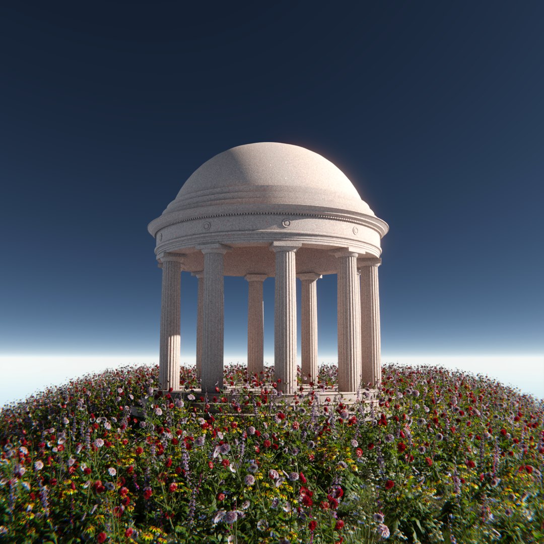 3D Model Classical Architecture Asset Pack For Blender - TurboSquid 2030831