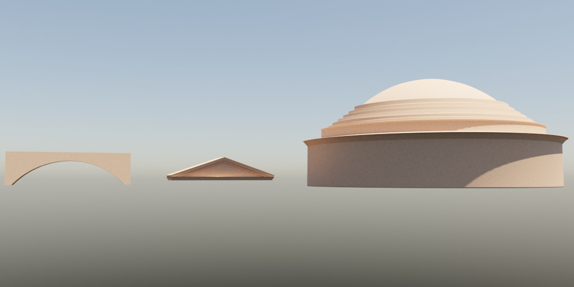 3D Model Classical Architecture Asset Pack For Blender - TurboSquid 2030831