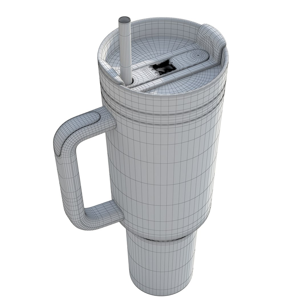 Stanley Quencher Tumbler Frost Reverb 3D - TurboSquid 2276909