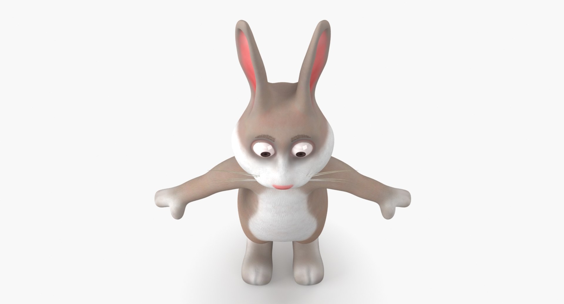 Cartoon Easter Bunny 3D - TurboSquid 1268582