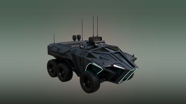 Futuro veículo de combate de infantaria IFV Sci Fi Military Modelo 3D ...