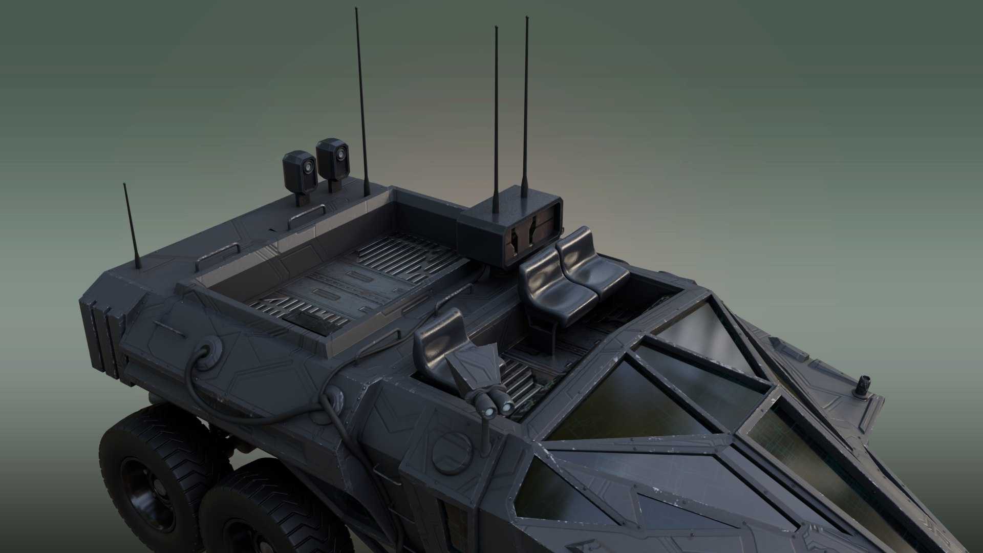 3D Future Infantry Fighting Vehicle IFV Sci Fi Military - TurboSquid ...