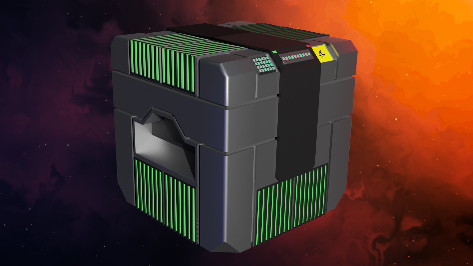 Scif Crate - Biohazard 3D Model - TurboSquid 1970175