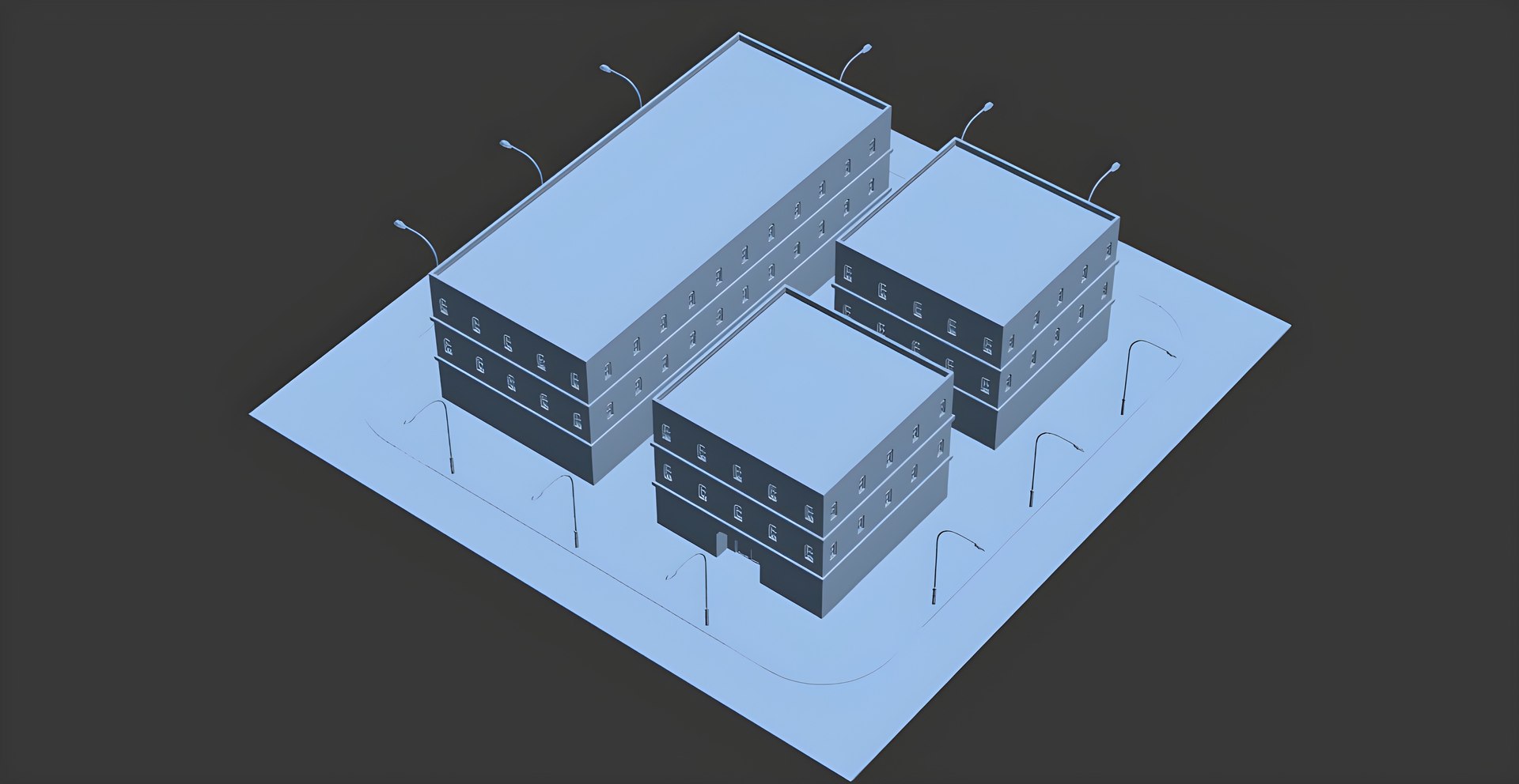 3D Old City Block V3 Model - TurboSquid 2358134