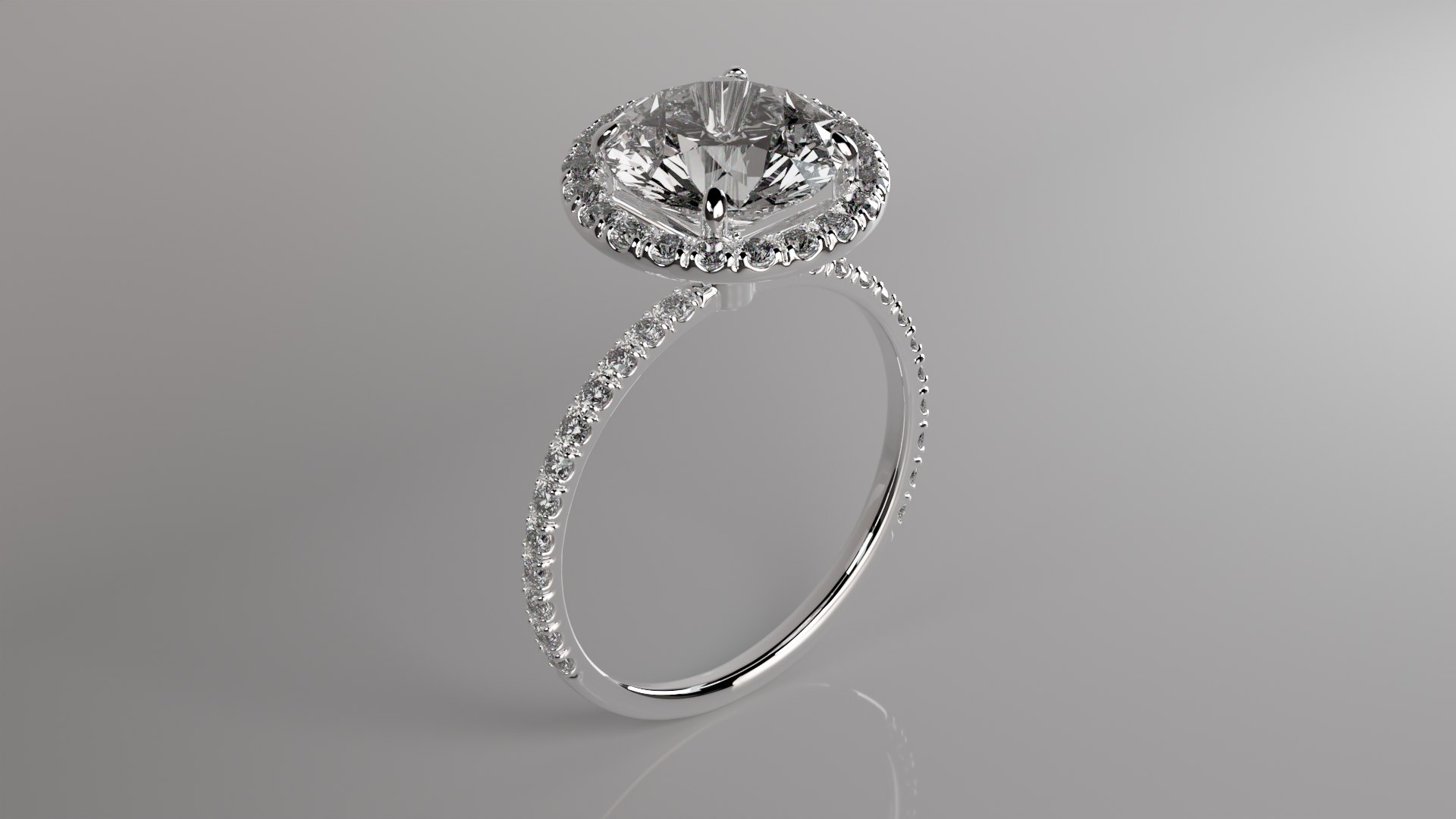 3D model Engagement Diamonds Ring v 01 - TurboSquid 2099798