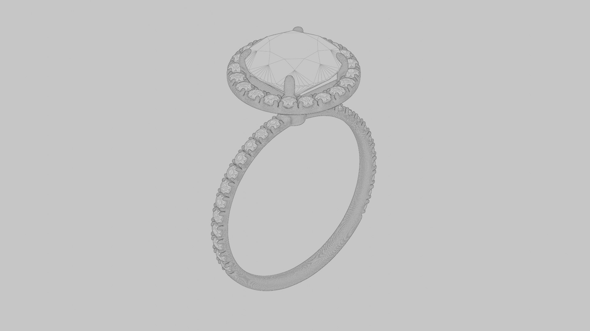 3D model Engagement Diamonds Ring v 01 - TurboSquid 2099798