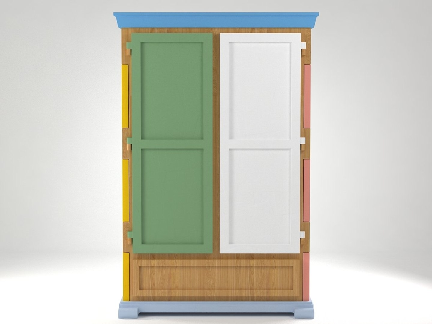 3D Paper Cupboard Model - TurboSquid 1175804
