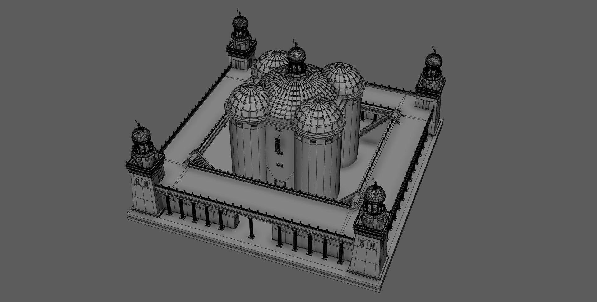 3D Alexandria Palace Model - TurboSquid 2189101