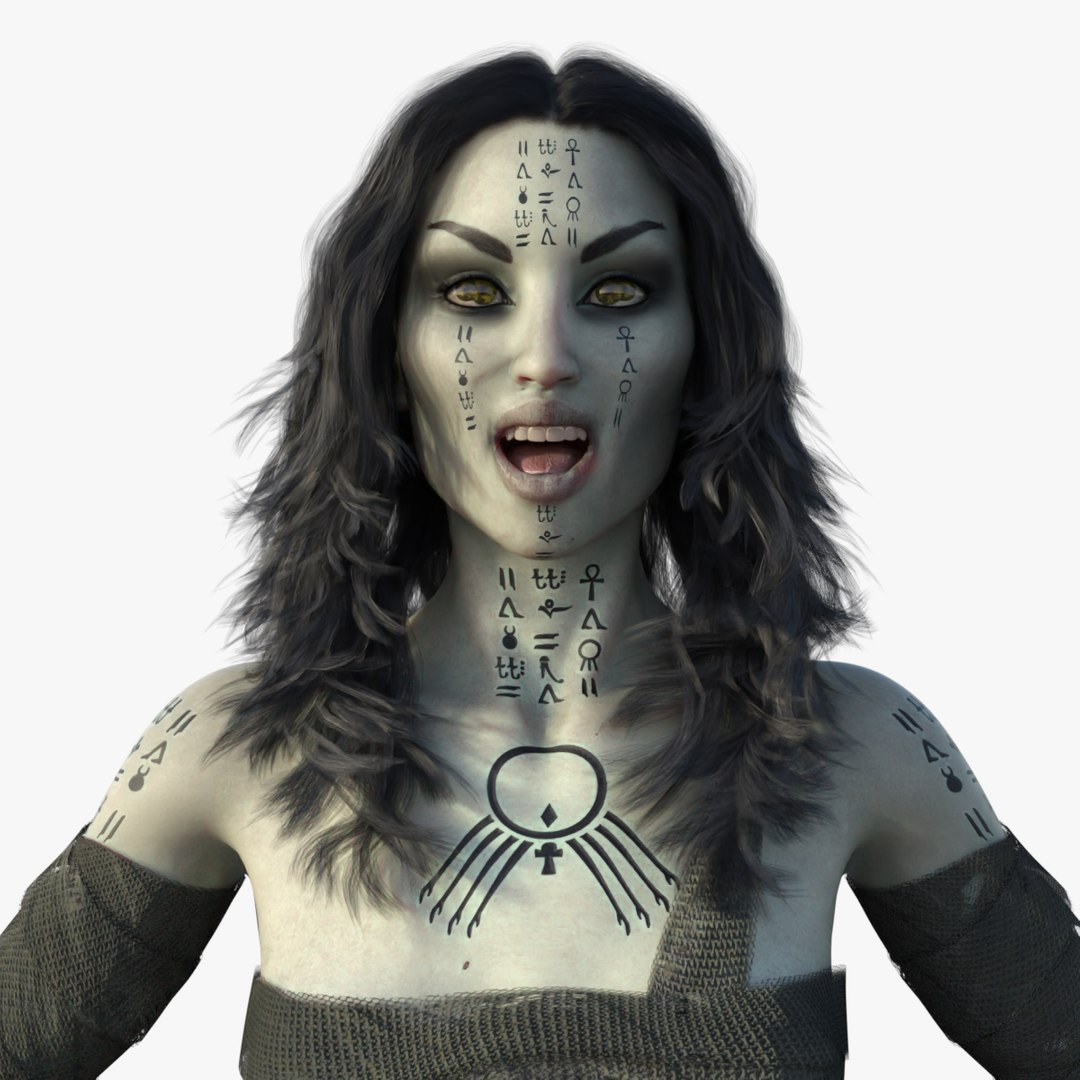 3D The Mummy - Ahmanet Rigged Low-poly 3D Model - TurboSquid 2425981