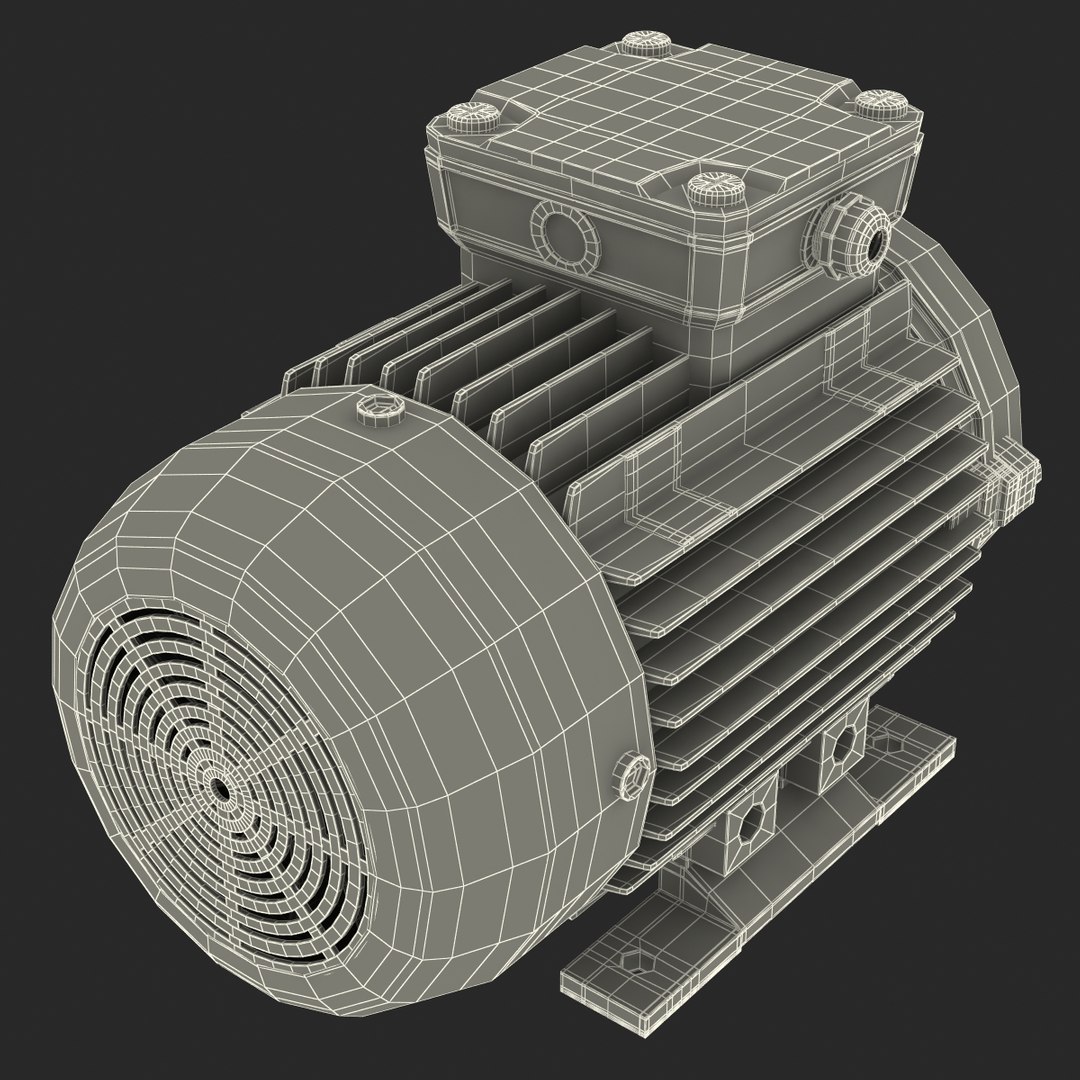 electric motor 3d model