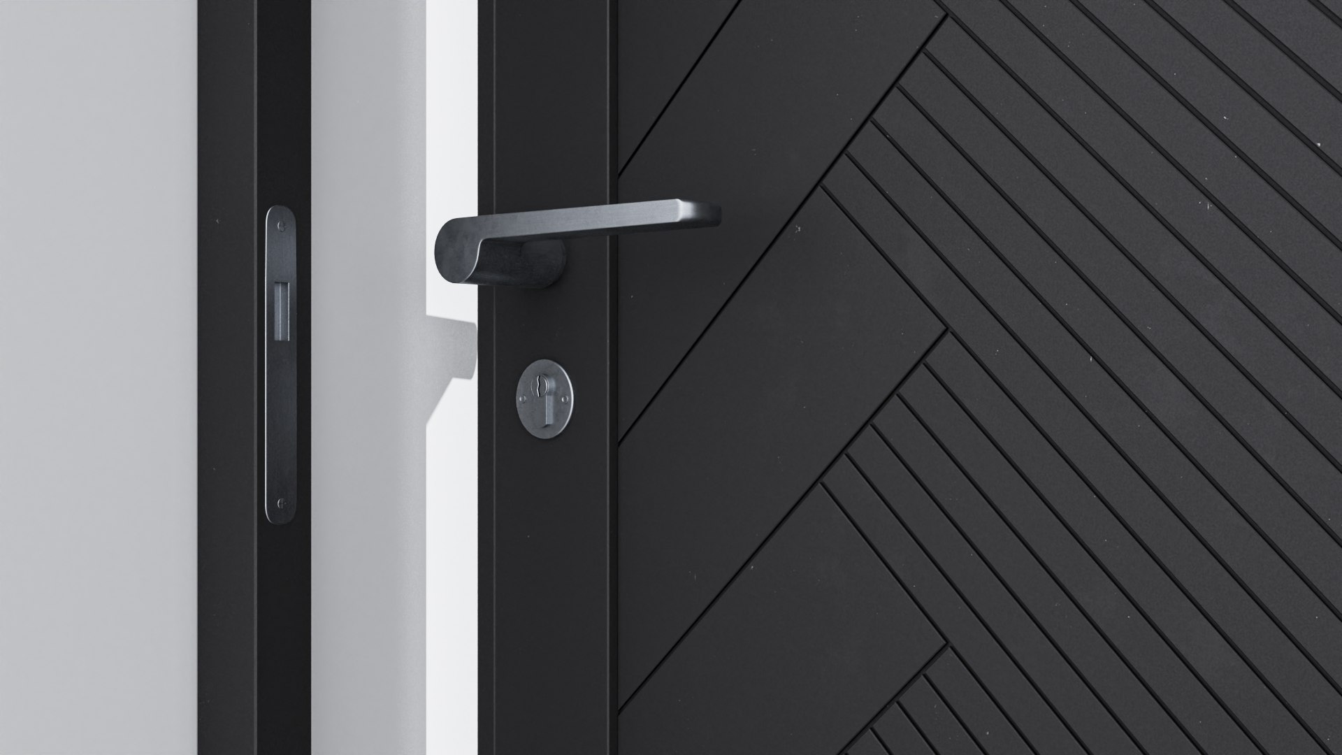 Aluminium Door 199 3D Model - TurboSquid 2039692