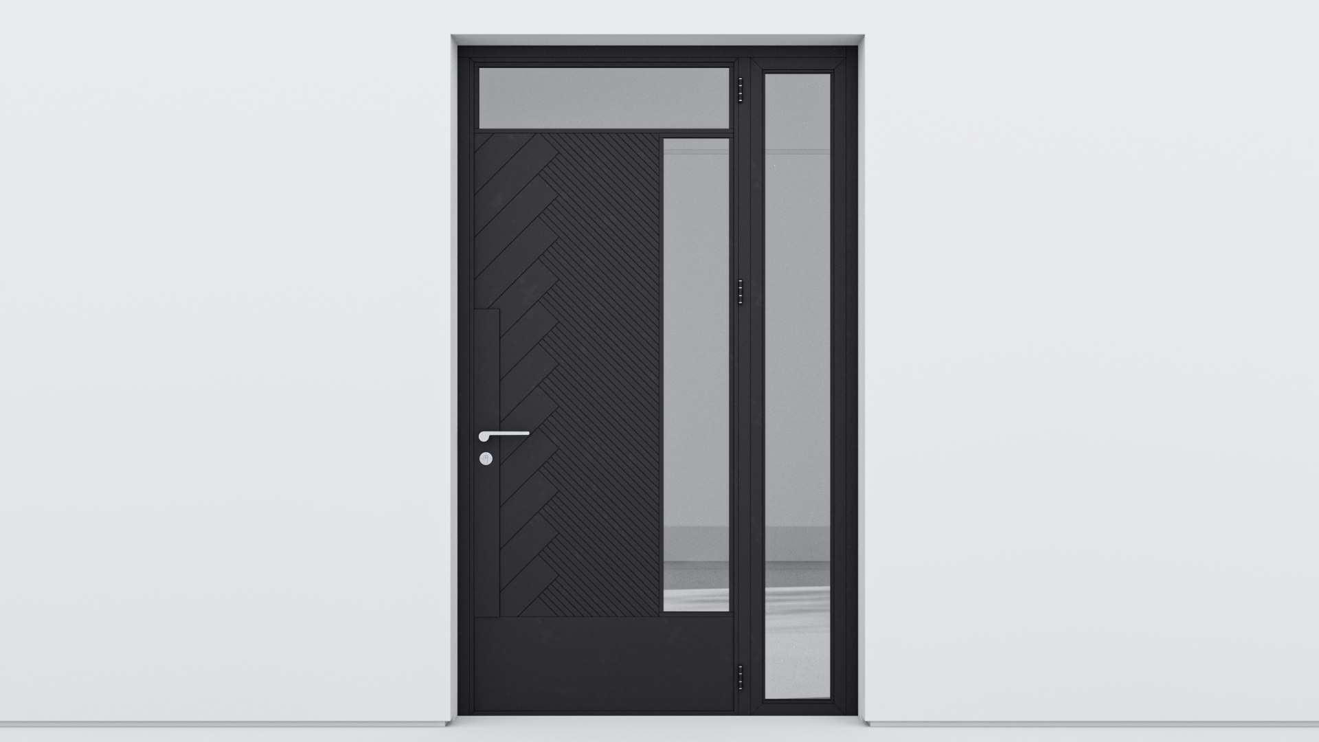 Aluminium Door 199 3D Model - TurboSquid 2039692