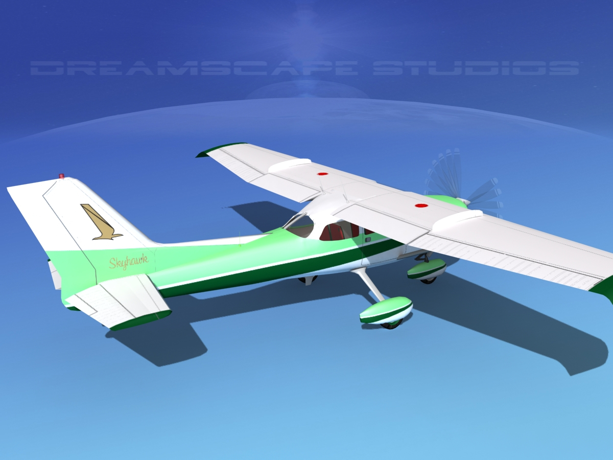 cessna 172 stol skyhawk dxf