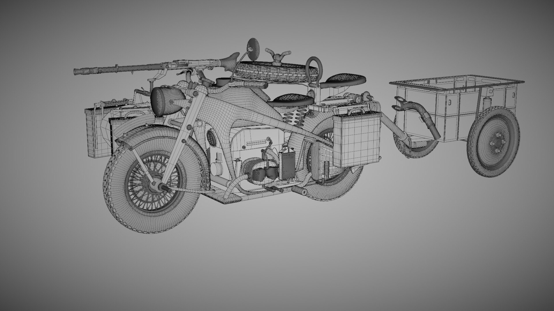 Zundapp Ks750 Motorcycle 3D Model - TurboSquid 2136588