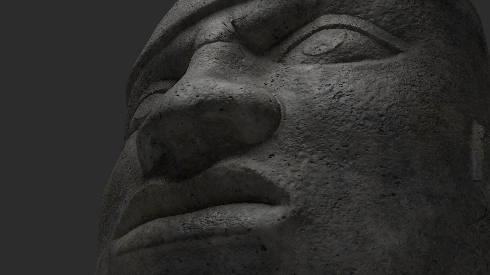 Olmec Head 3D Model - TurboSquid 2222793