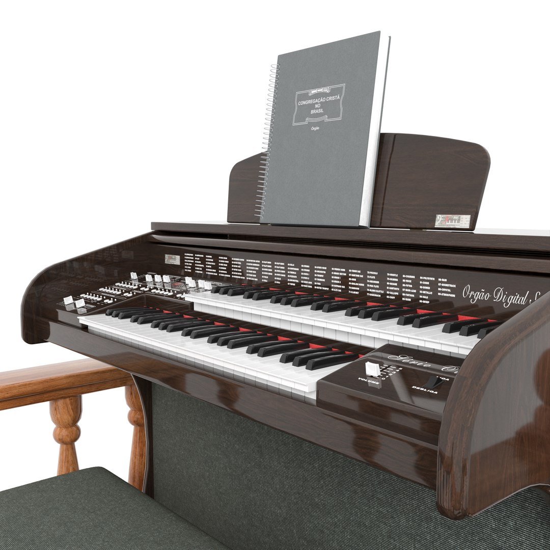 3D Electronic Organ CCB - TurboSquid 1985933