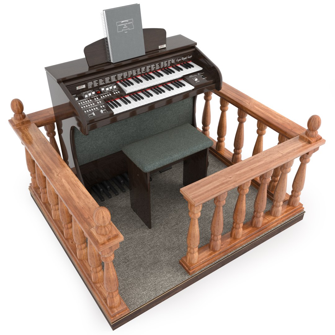 3D Electronic Organ CCB - TurboSquid 1985933