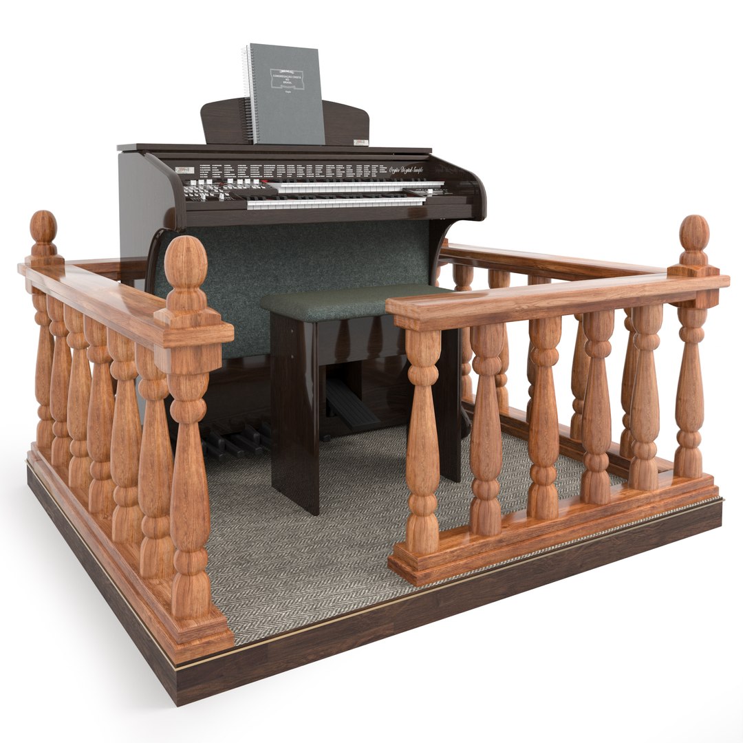 3D Electronic Organ CCB - TurboSquid 1985933