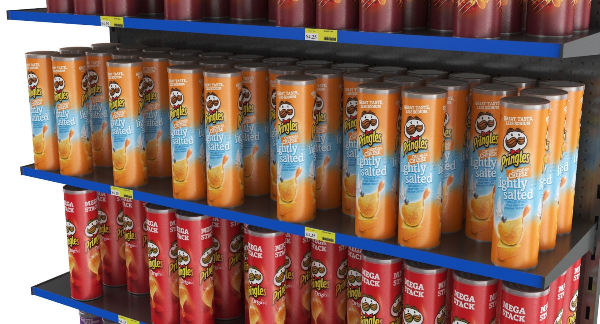 Supermarket Display 3D Model - TurboSquid 1414216