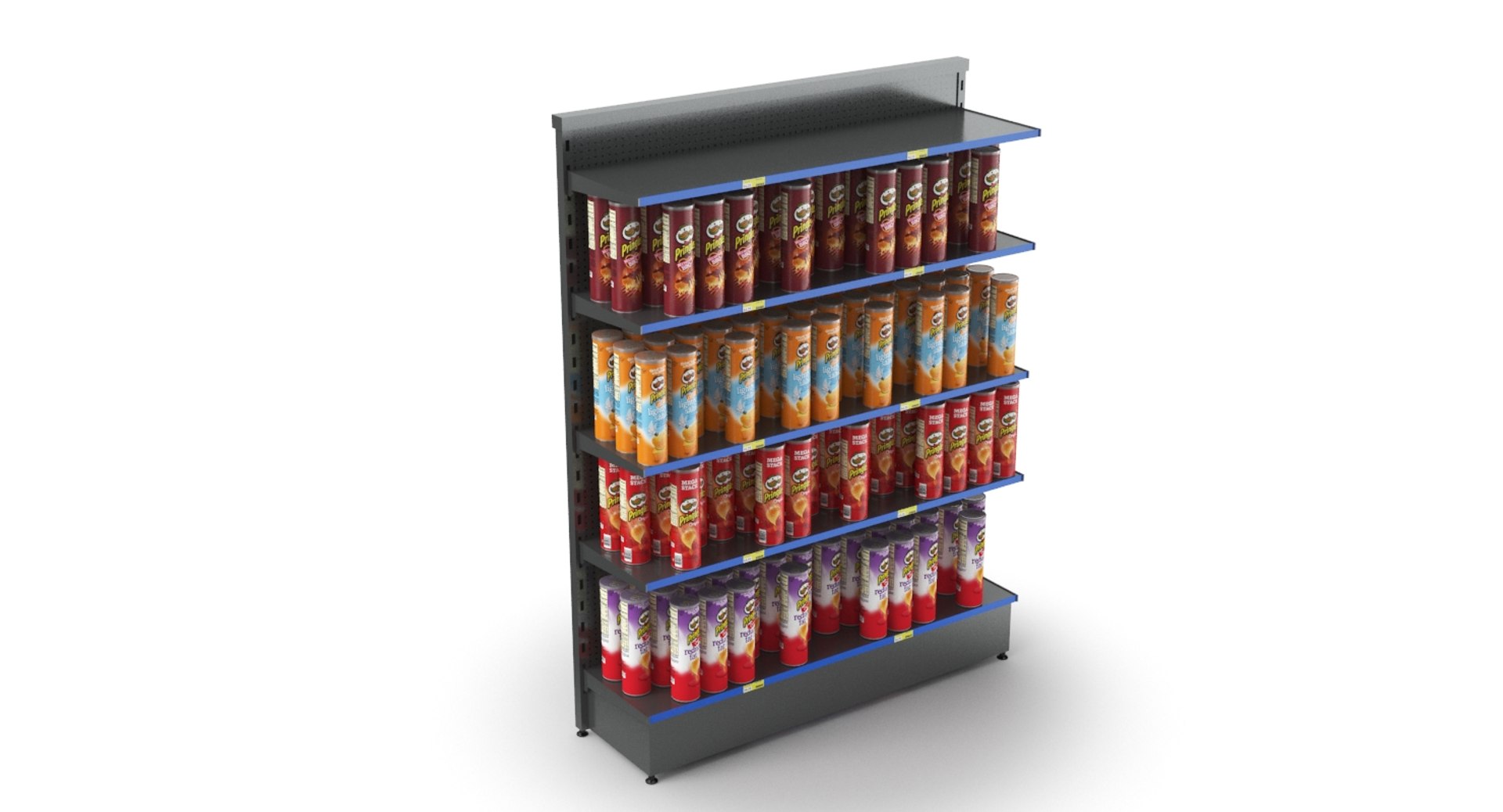 Supermarket Display 3D Model - TurboSquid 1414216