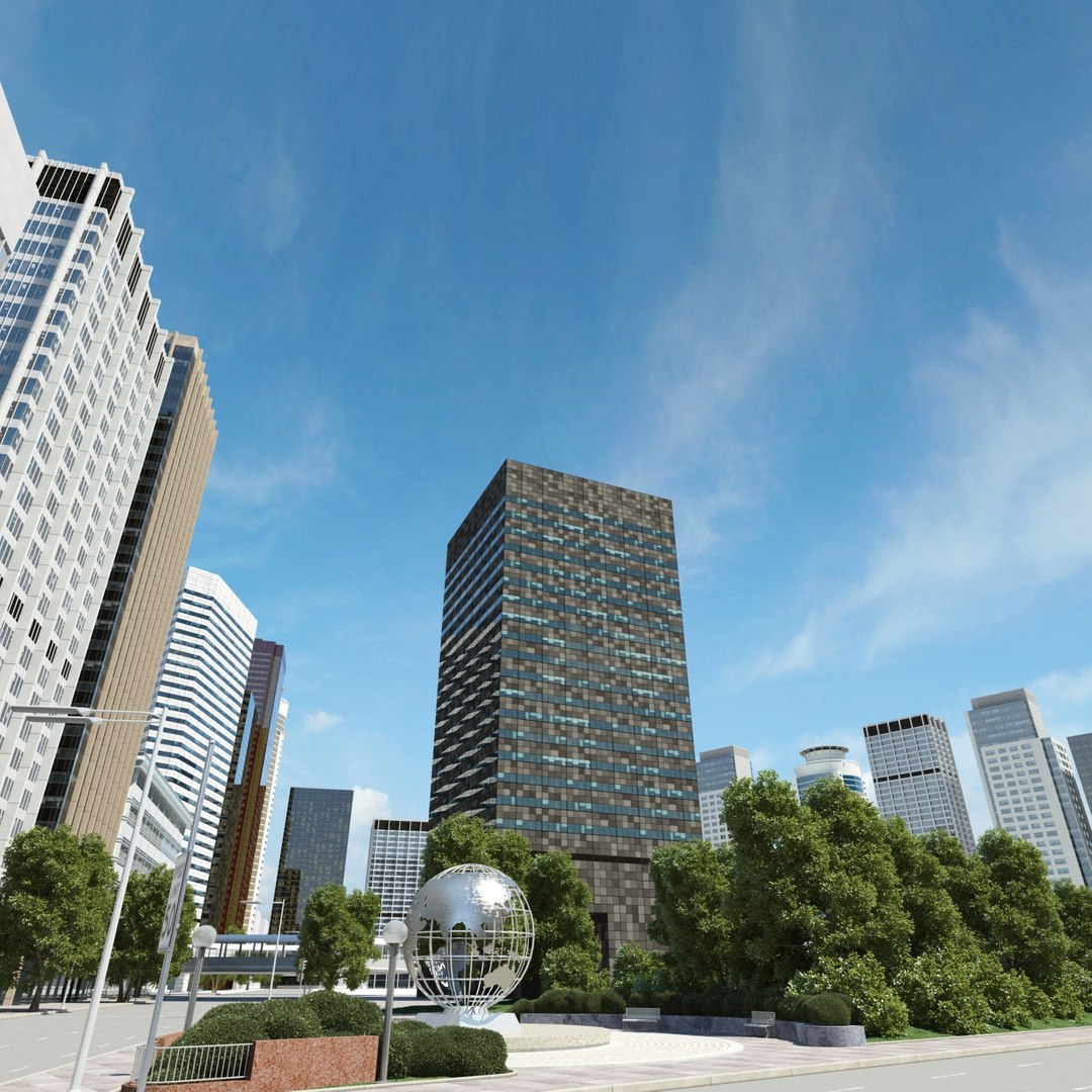 3d Model Madison Avenue Ibm