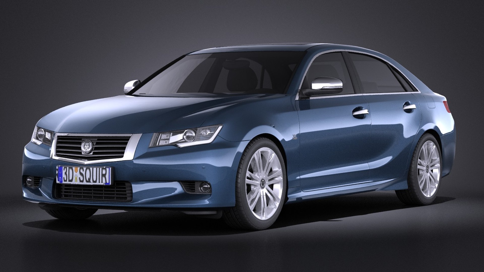 3d Model 2015 Sedan Luxury