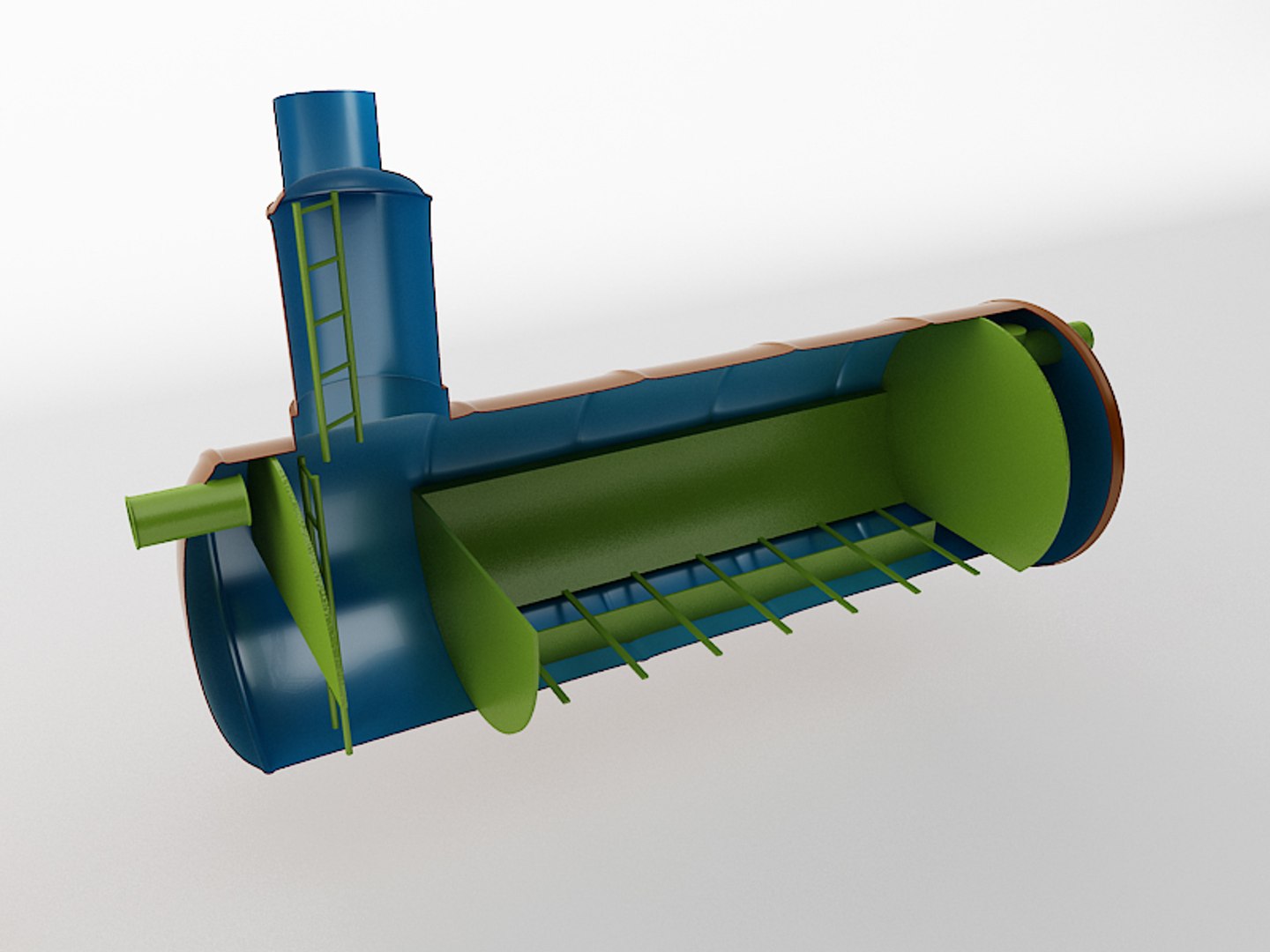 3d Model Desander Etching Bath
