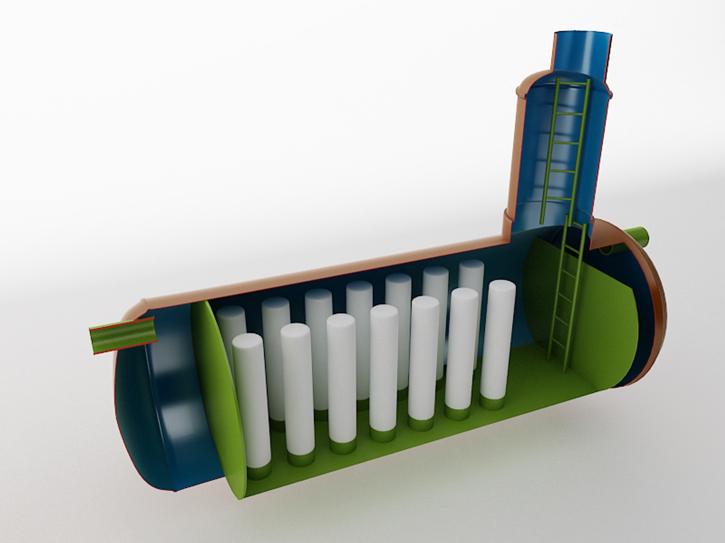 3d Model Desander Etching Bath