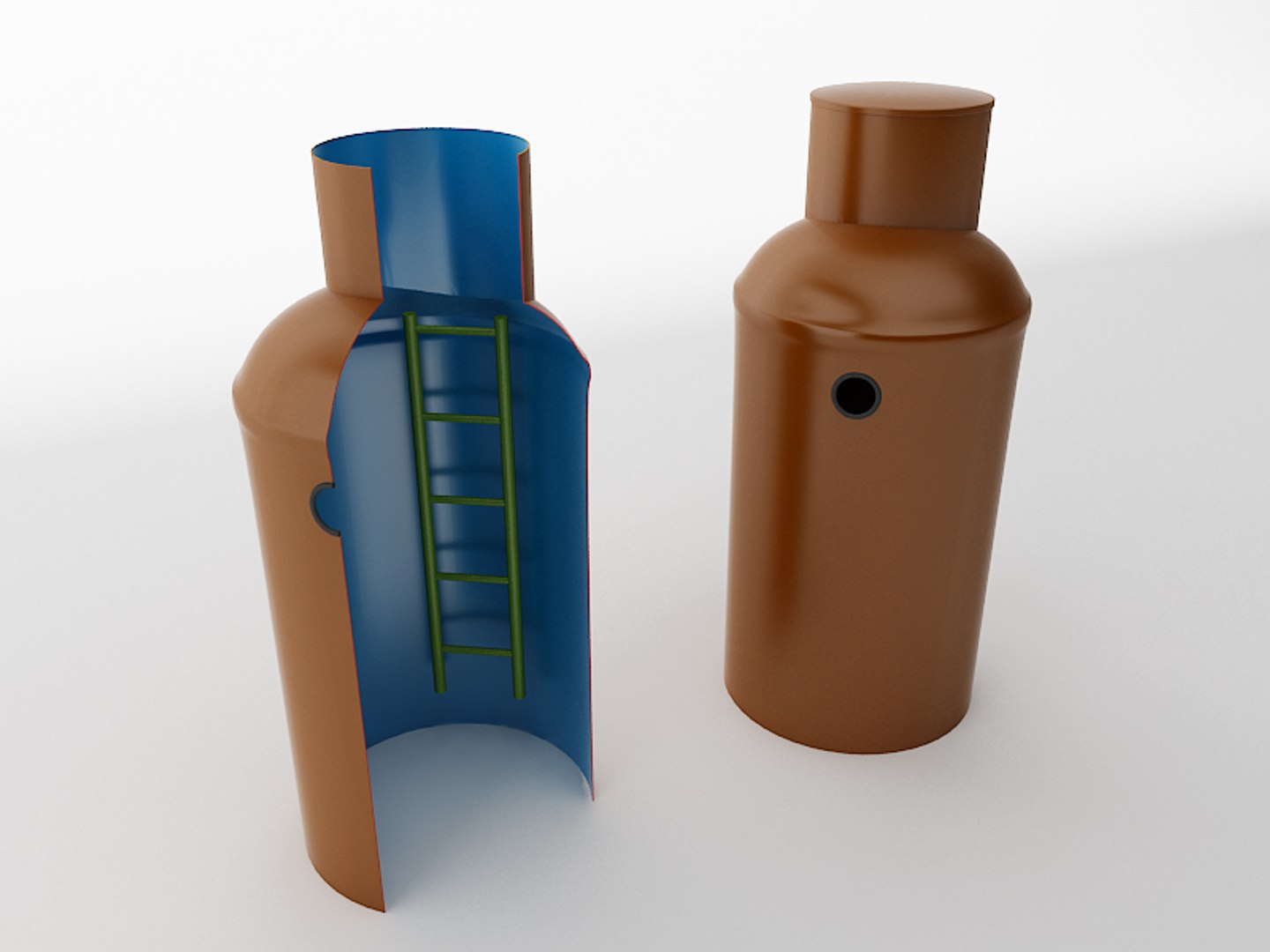 3d Model Desander Etching Bath