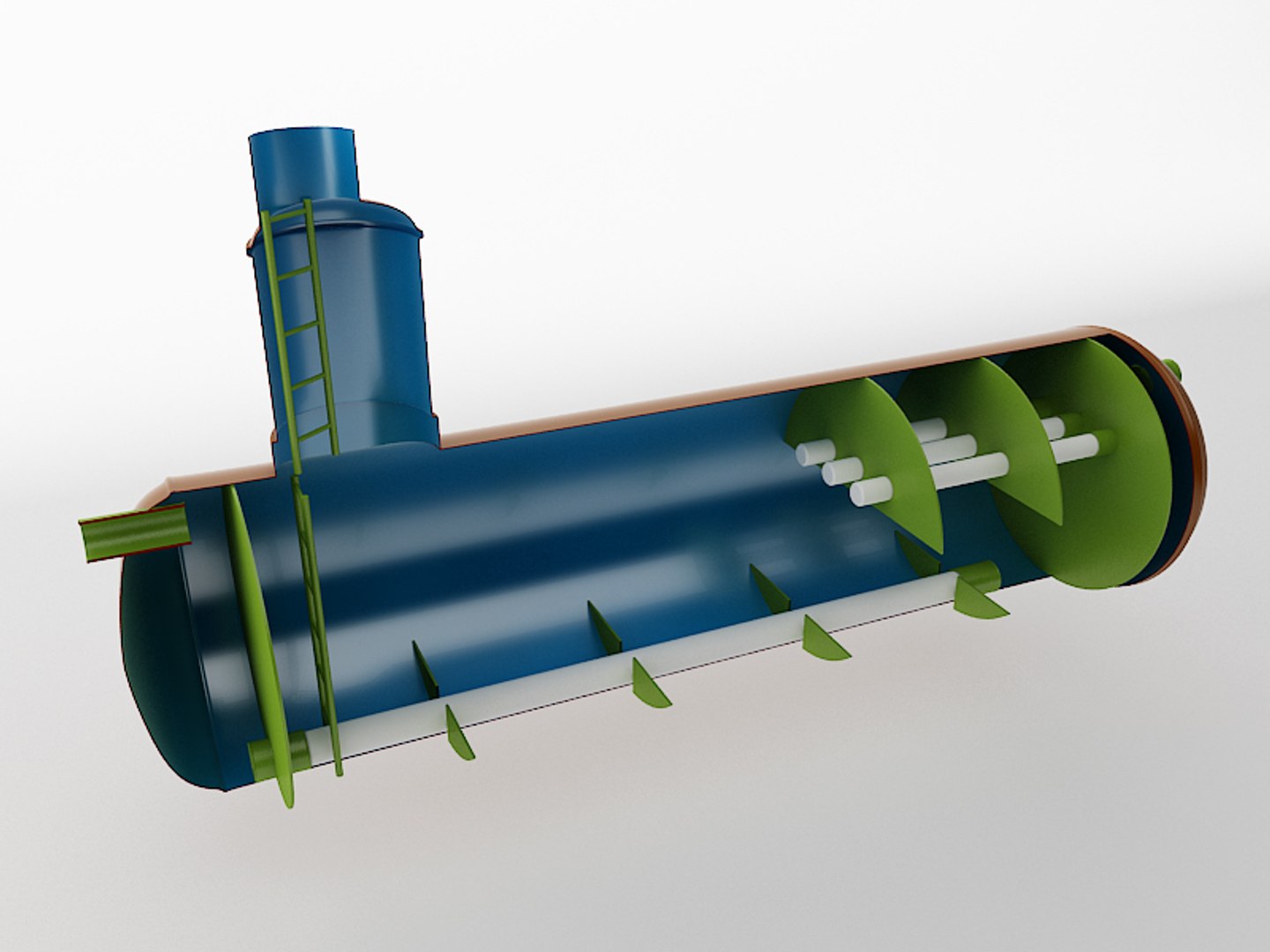 3d Model Desander Etching Bath