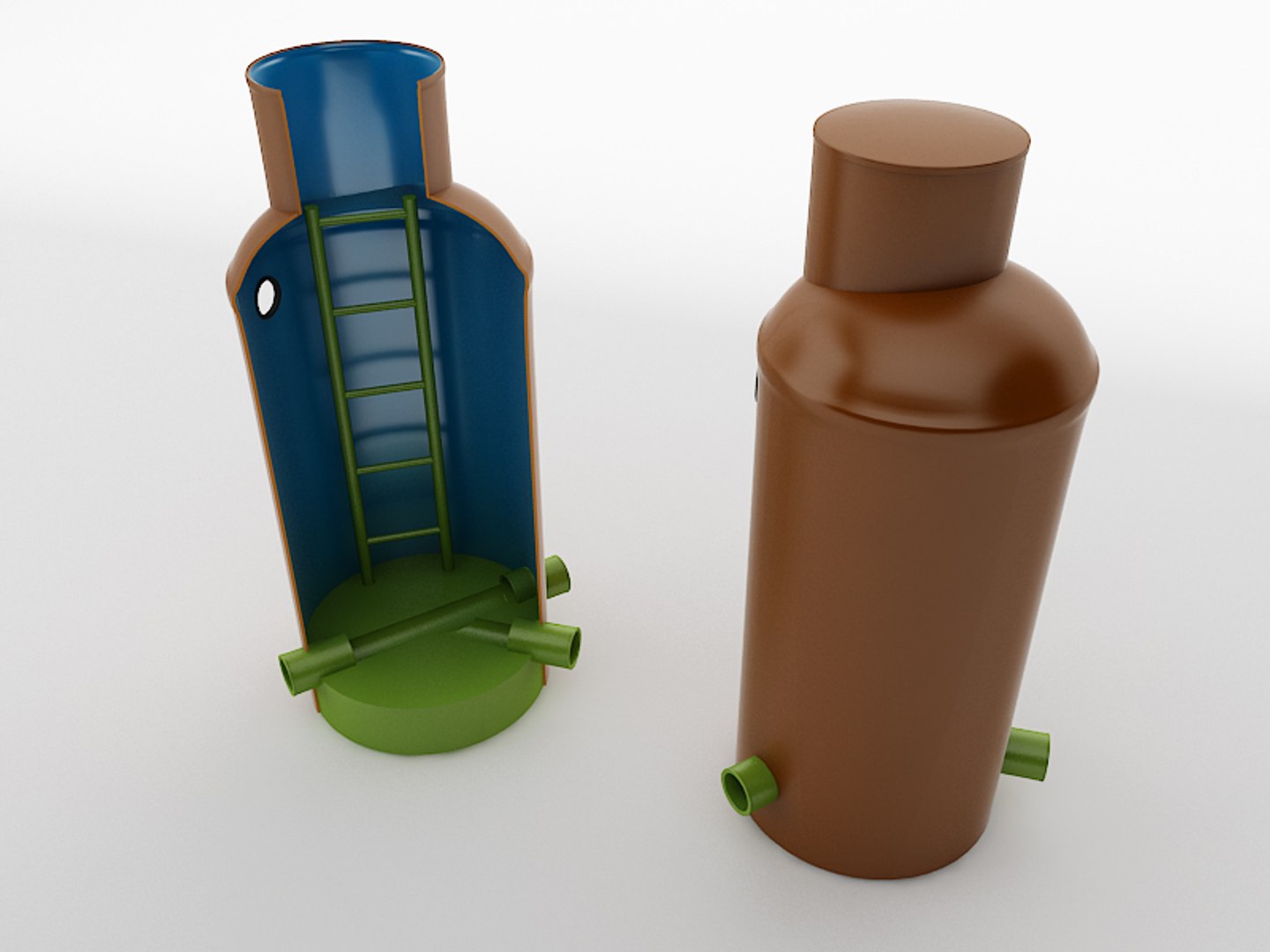 3d Model Desander Etching Bath