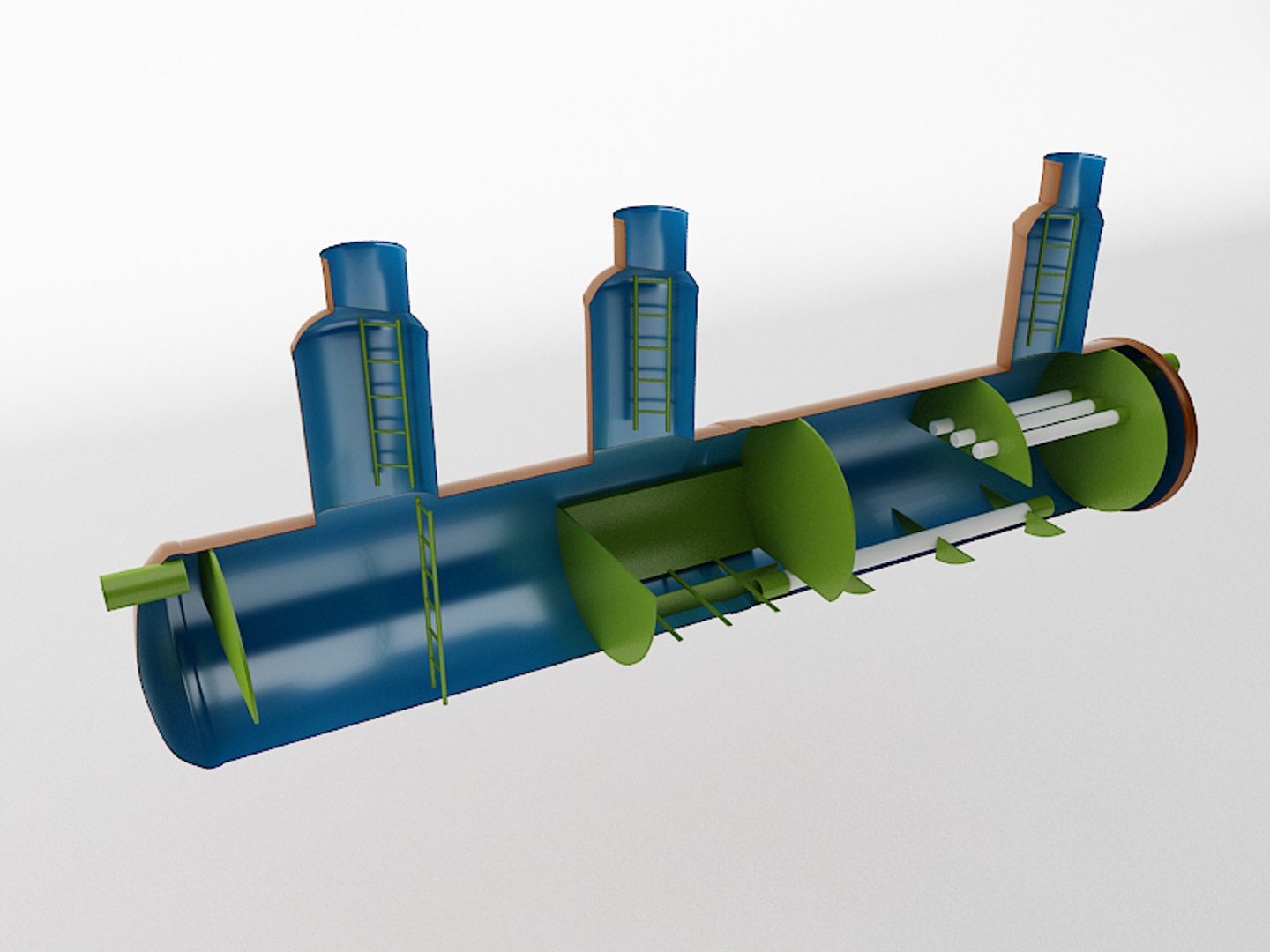 3d Model Desander Etching Bath