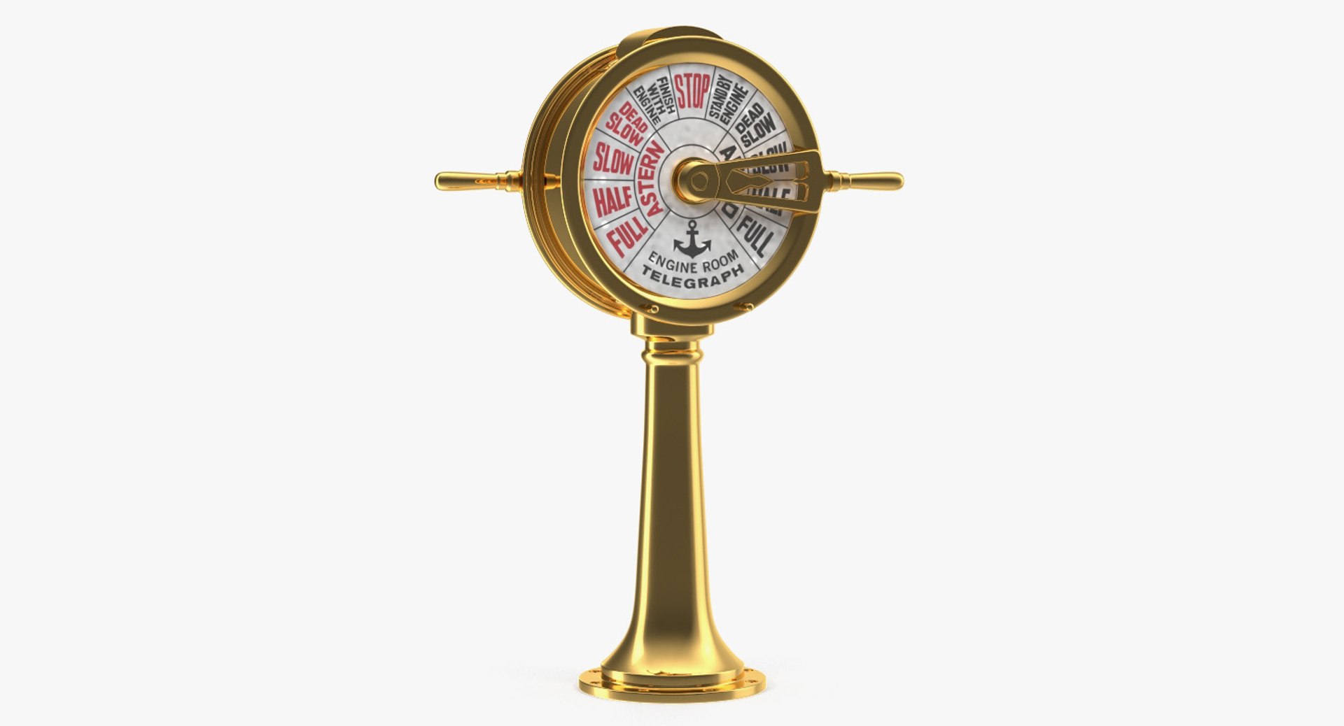 3D engine order telegraph moving model - TurboSquid 1329196