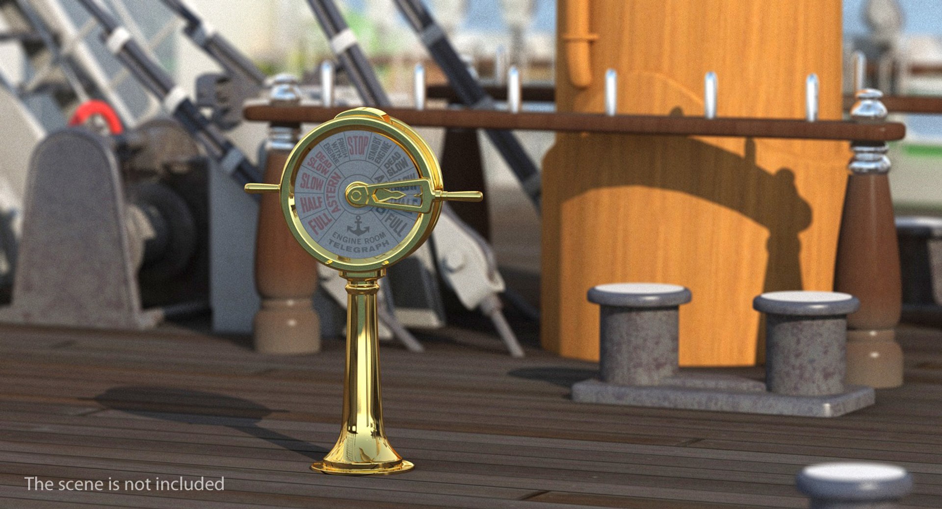 3D Engine Order Telegraph Moving Model - TurboSquid 1329196