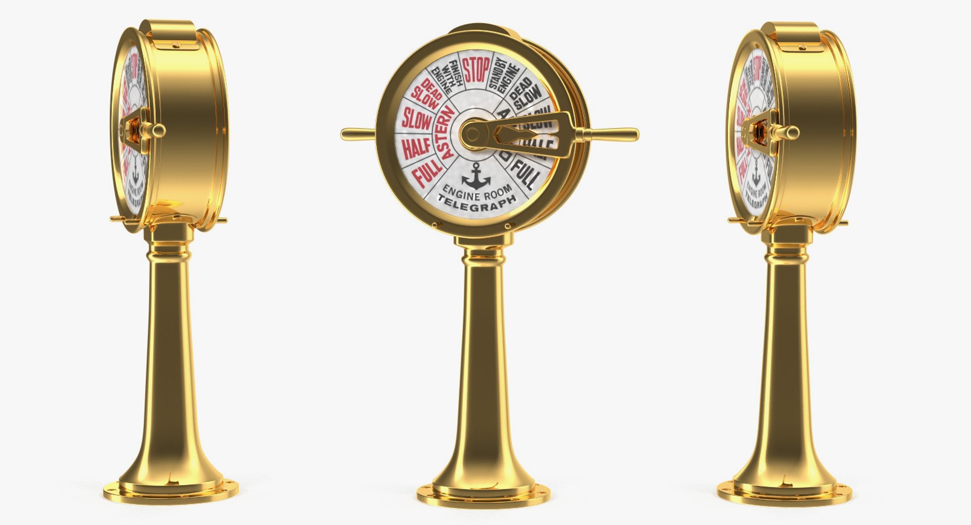 3D Engine Order Telegraph Moving Model - TurboSquid 1329196