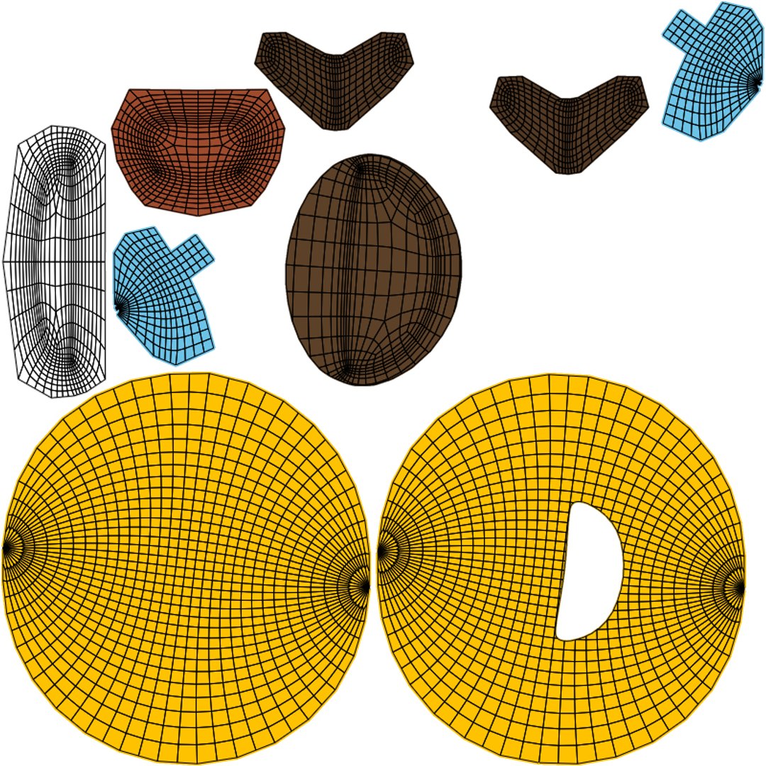 10 Emoticon Yellow Ball Pack Part 1 3D Model 3D Model - TurboSquid 1992853