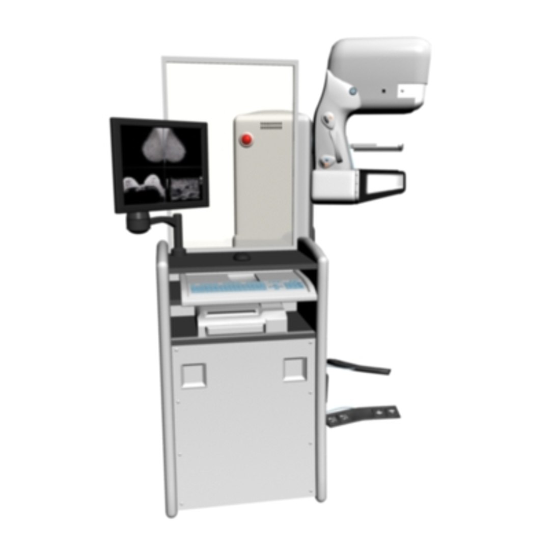 Digital Mammography Machine Medical 3d Model