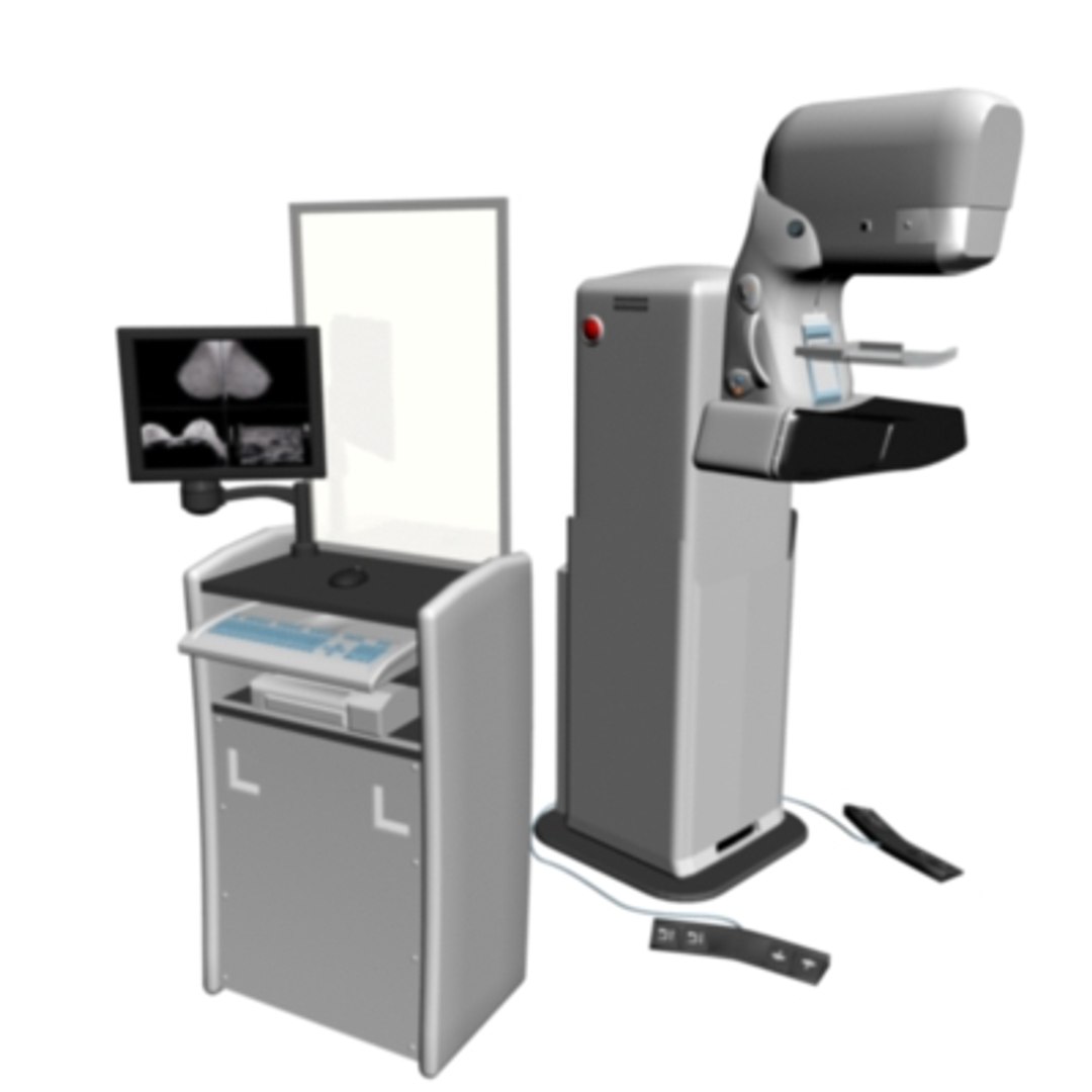Digital Mammography Machine Medical 3d Model