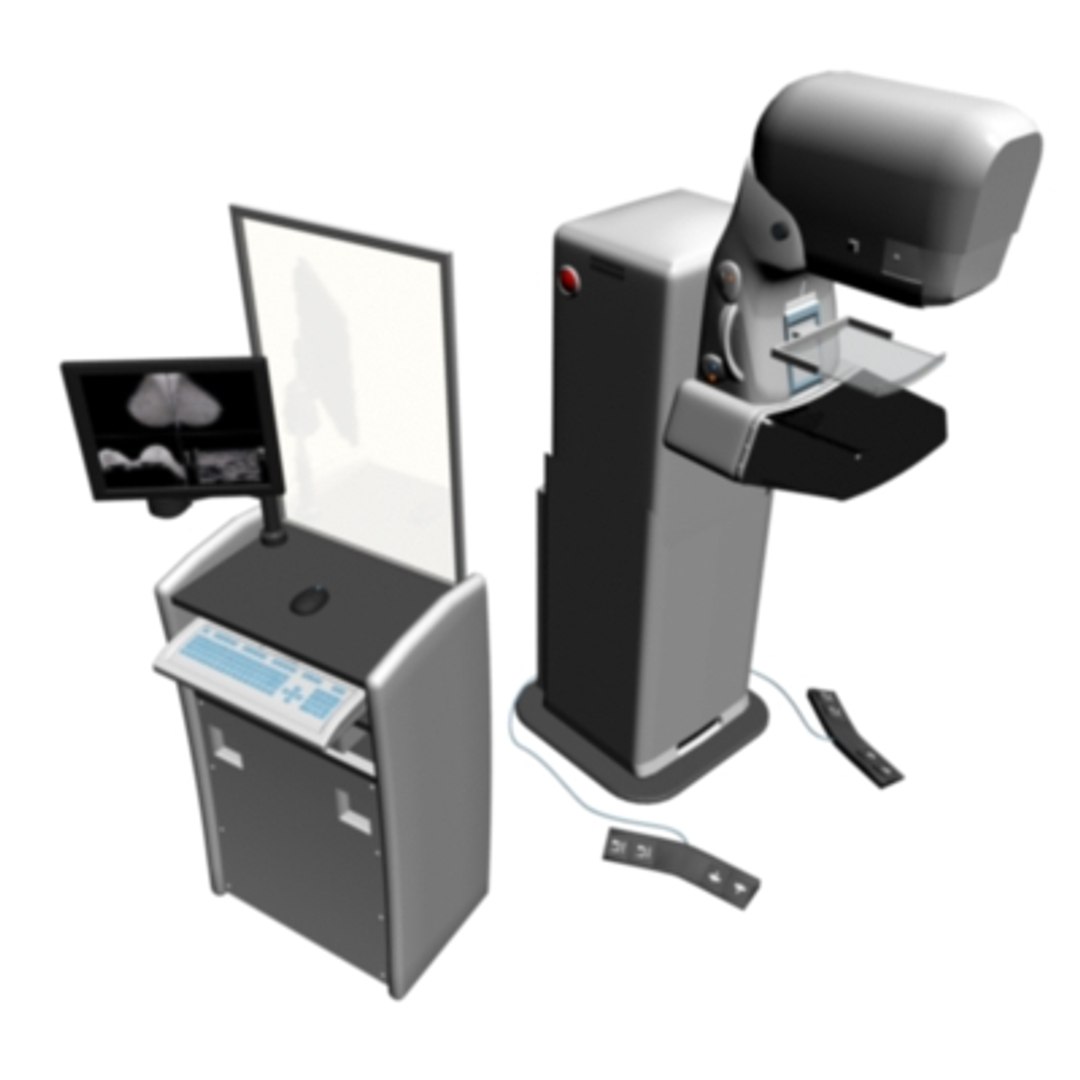 Digital Mammography Machine Medical 3d Model