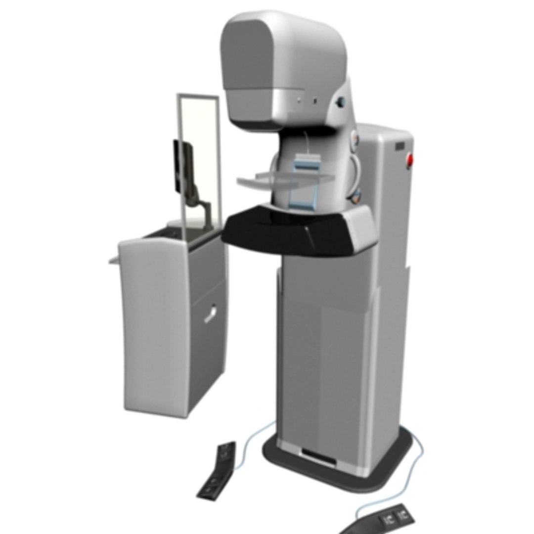 Digital Mammography Machine Medical 3d Model