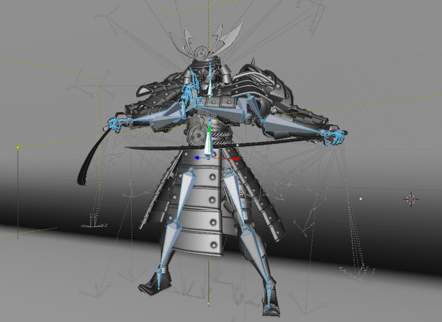 Ninja Samurai Robot 3D Model - TurboSquid 1305505