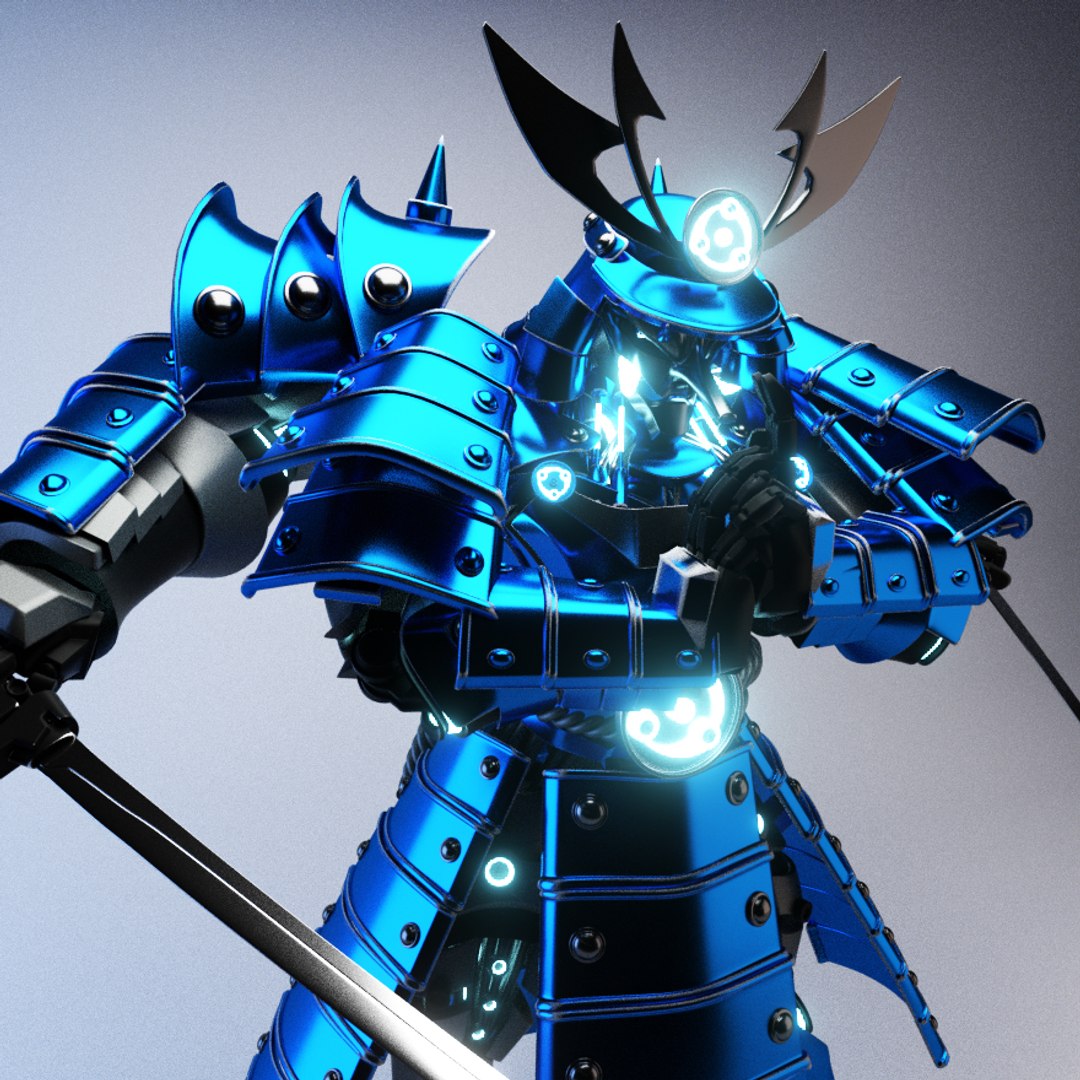 Ninja Samurai Robot 3D Model - TurboSquid 1305505