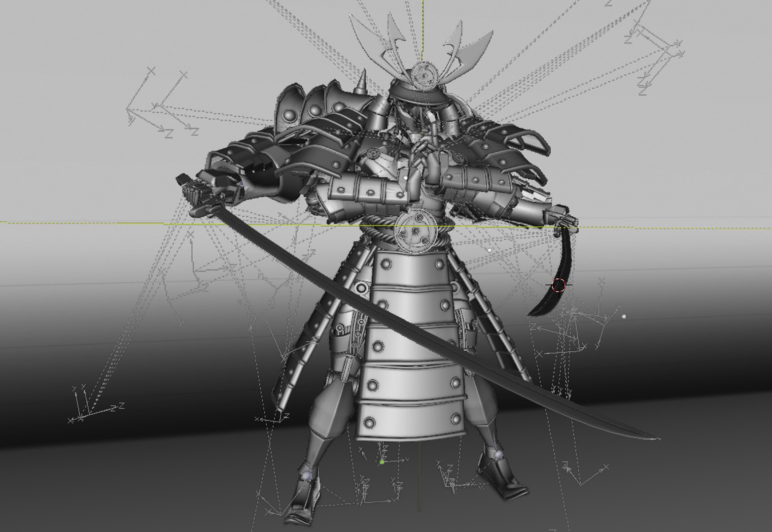 Ninja Samurai Robot 3D Model - TurboSquid 1305505