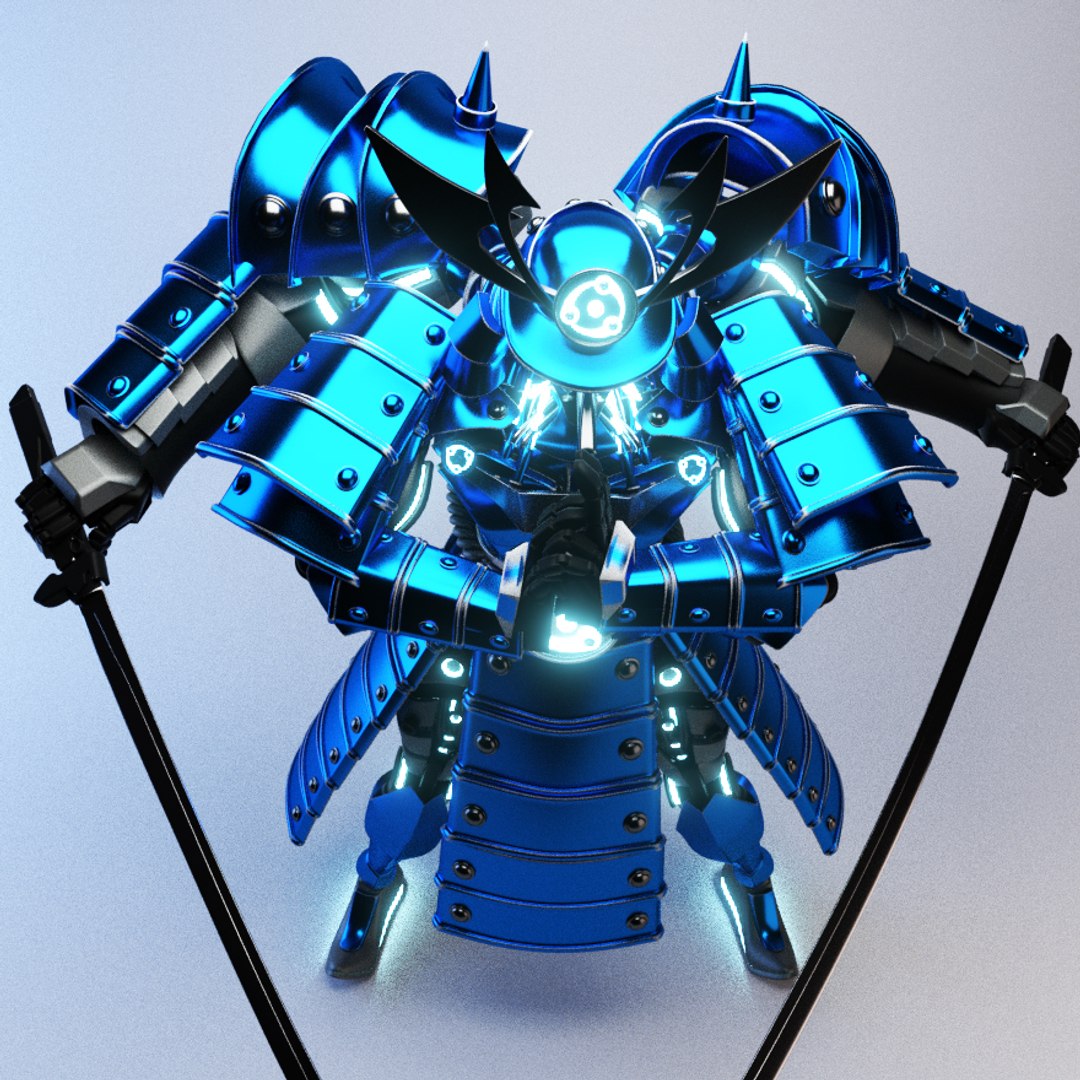 Ninja Samurai Robot 3D Model - TurboSquid 1305505