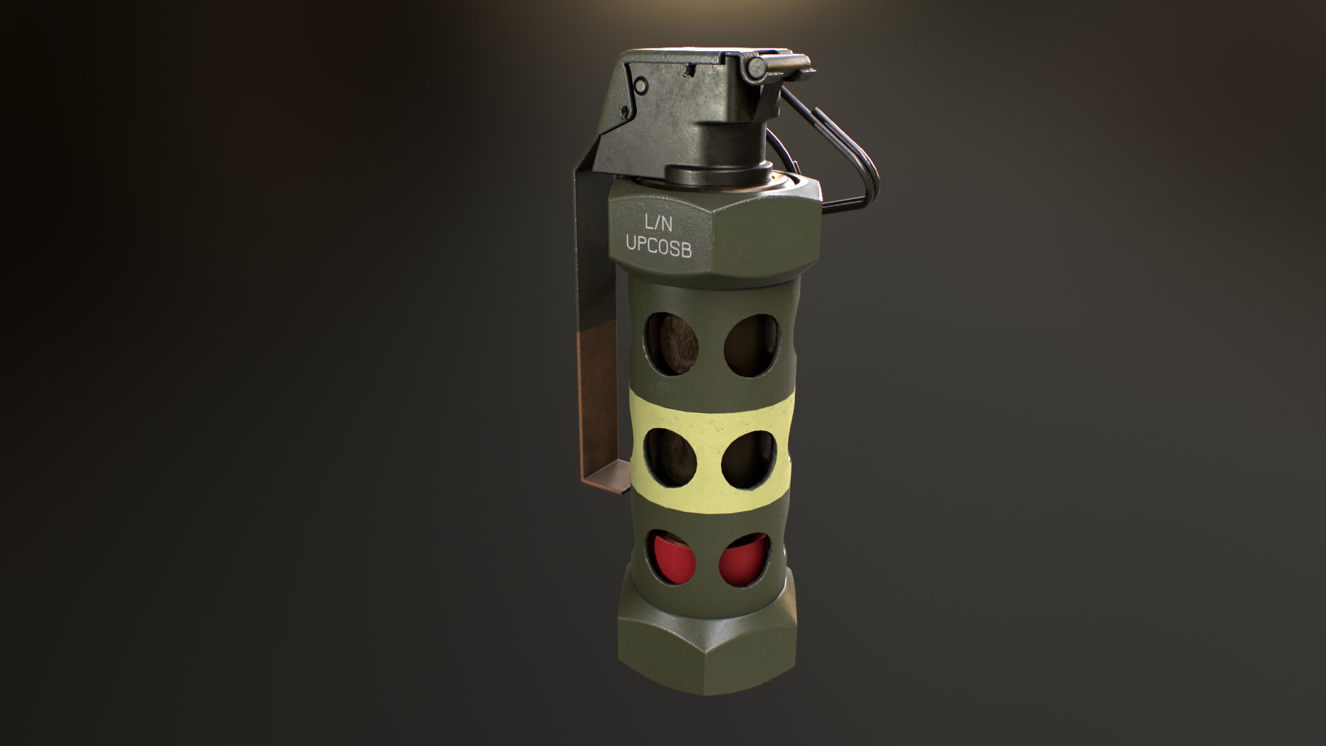 M84 stun grenade 3D - TurboSquid 2115367
