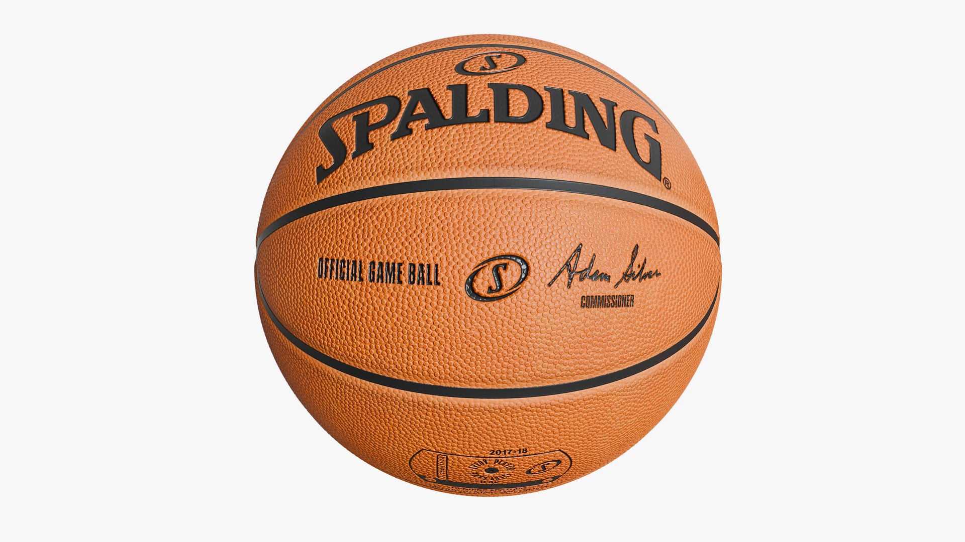 Realistic Basketball Spalding Official Model - TurboSquid 2330934